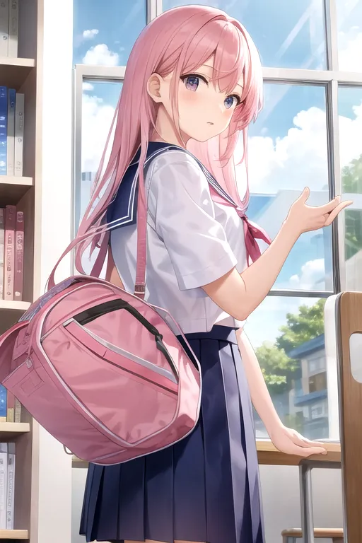 "GANBARE GANBARE SENPAI!!" | AI art by @Pyos in AnimeGenius