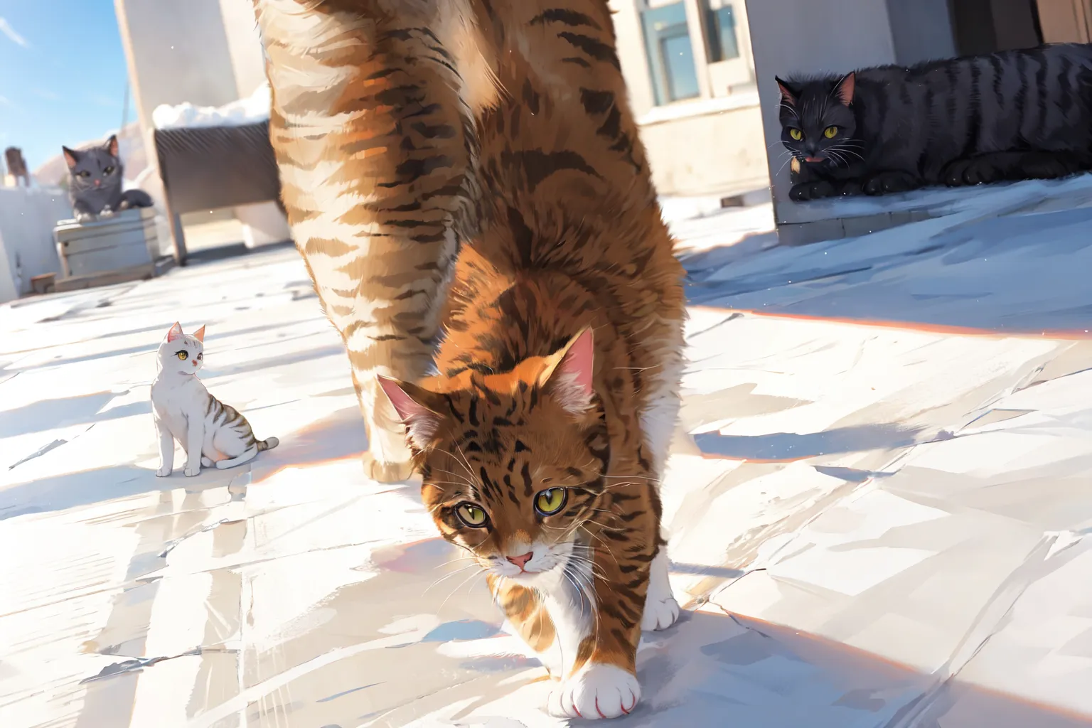 She's ready to serve | AI art by @Great Gezza in AnimeGenius