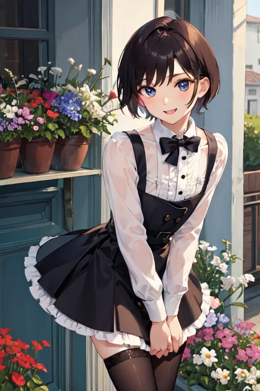 AI art FLOWER was generated from the prompt (masterpiece), best quality, expressive eyes ...