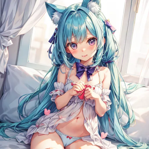 AI art Cutie 2 :3 was generated from the prompt Cute innocent sfw loli