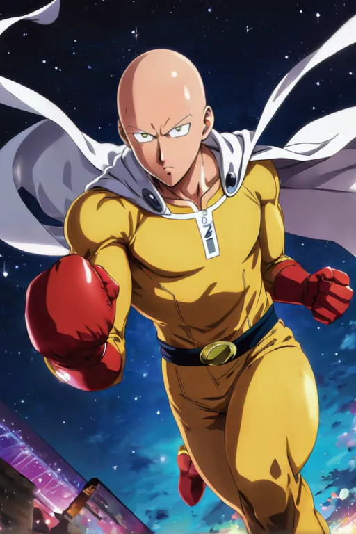 AI playing as One Punch Man.