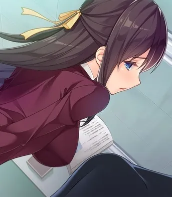 She is your teacher and you looked at her butt during the classwork ...