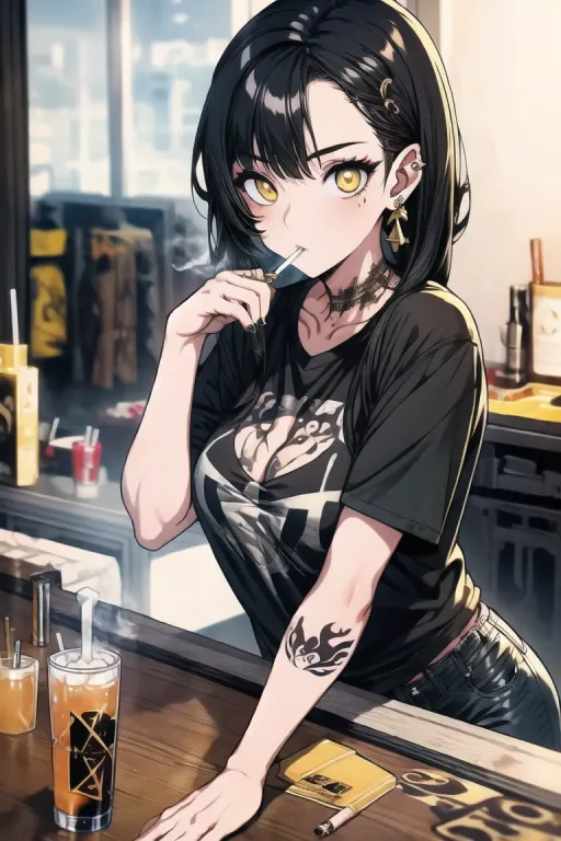 She is your goth GF.